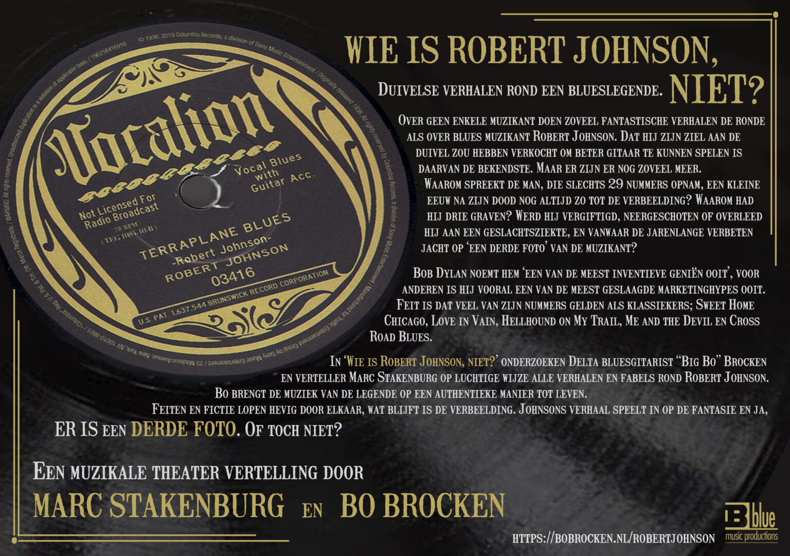 Duivelse verhalen over blueslegende Robert Johnson in Grolloo - C+B ...